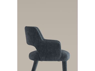 MISS MASK Fabric chair with armrests By Bonaldo