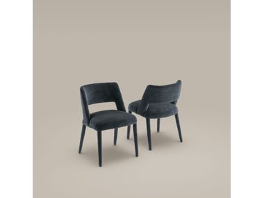MISS MASK Fabric chair with armrests By Bonaldo