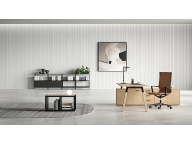 POLARE Workstation desk with shelves By Bralco | design Monica ...