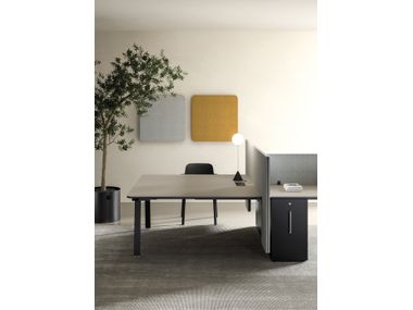 TAKE-OFF EVO / COUNTRY Multiple workstation desk with cable management ...