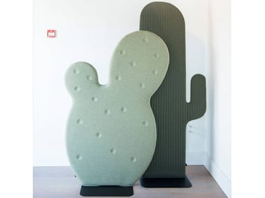 Free standing sound absorbing screen BuzziCactus Taco BuzziCactus Collection By BuzziSpace ...