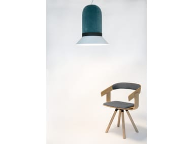 Trestle-based chair with armrests BuzziFloat BuzziFloat Collection By ...