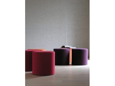 Upholstered felt pouf BuzziSpot By BuzziSpace