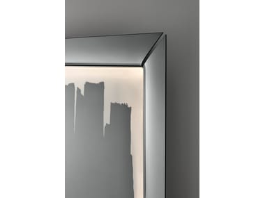CAADRE WITH LIGHT Mirror By Fiam Italia | design Philippe Starck