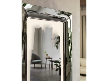 CAADRE WITH LIGHT Mirror By Fiam Italia | design Philippe Starck