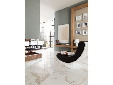 Porcelain stoneware wall/floor tiles with marble effect CALACATA GOLD ...