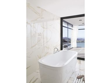 Porcelain stoneware wall/floor tiles with marble effect CALACATA GOLD ...