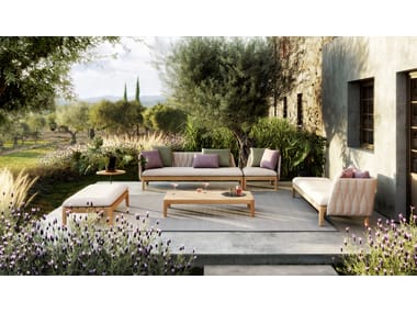 CALYPSO LOUNGE | Sectional garden sofa Calypso Lounge Collection By Royal Botania design Kris ...