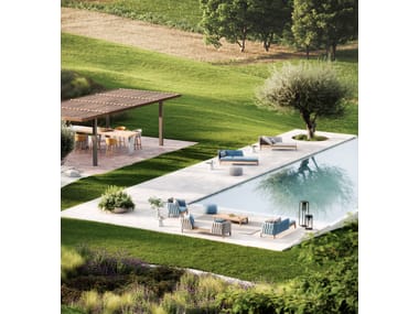 CALYPSO LOUNGE | Sectional garden sofa Calypso Lounge Collection By Royal Botania design Kris ...