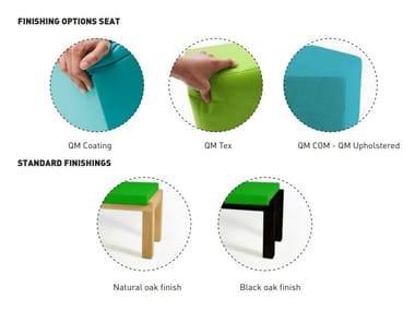 CAMPING BENCH 220 | Upholstered bench Backless QM Foam and wood bench ...