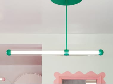 LED powder coated aluminium pendant lamp CAPSULE KESKI By Cameron ...