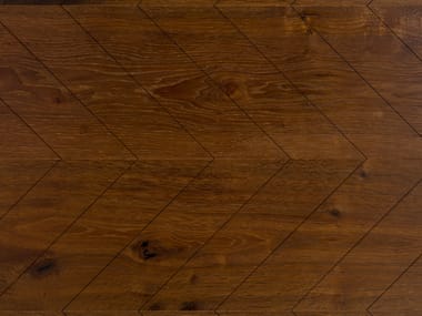 Pavimento in rovere CARVING CHEVRON I - VULCANO NATURALE - mafi ...