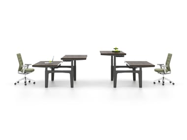 CDS Multiple rectangular office desk By Vitra | design Antonio Citterio