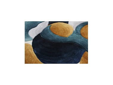 CELL | Rug Patterned rectangular custom viscose rug By Loominology