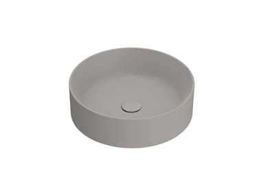 ZERO Ø45 Countertop round washbasin By CERAMICA CATALANO