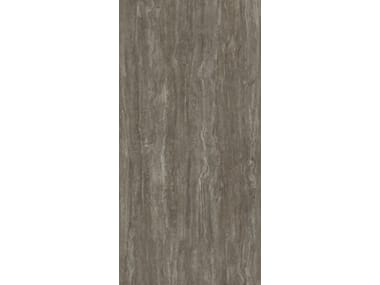 STONE LAB - TRAVERTINO FUSCUS Porcelain stoneware kitchen worktop with ...