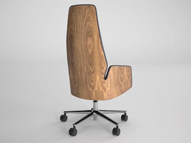 CHANNEL Leather executive chair By Ofifran