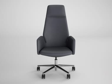 CHANNEL Leather executive chair By Ofifran