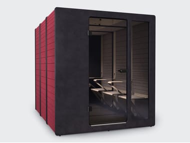 2-Seater meeting pod CHATPOD 350 By IMPACT ACOUSTIC® design Jeffrey Ibañez