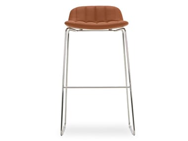 Leather stool CHELSEA By Now & Future design GOODO Design