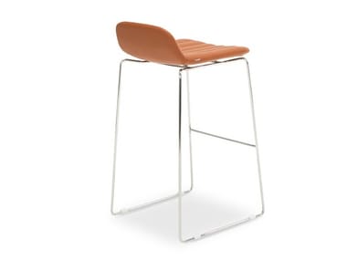 Leather stool CHELSEA By Now & Future design GOODO Design