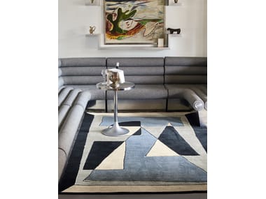 Handmade rectangular rug CIEL DE PYTHAGORE By Toulemonde Bochart design ...