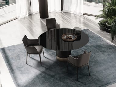 CILINDRO Round crystal table By EFORMA | design Ollen Pal