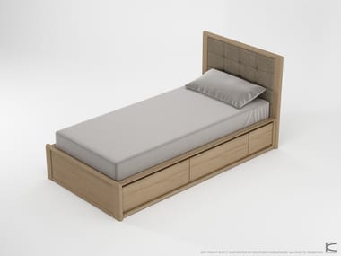 CIRCA17 | Single bed By KARPENTER design Hugues Revuelta