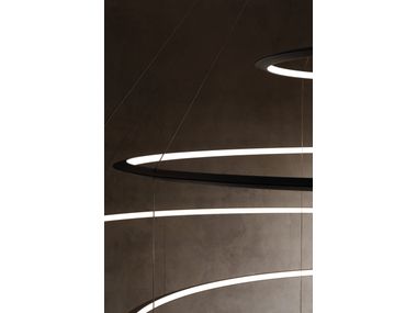 CIRCULAR LED aluminium pendant lamp By LedsC4 | design Ramón Benedito