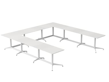CIVIC Modular meeting table with cable management By Herman Miller ...