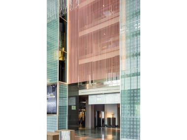 Aluminium chain cladding CLADDING AUDITORIUM By Kriskadecor