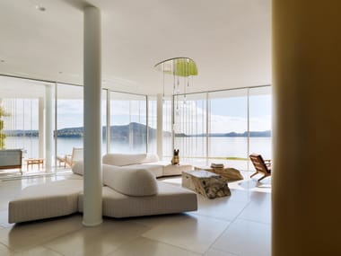 CLASSIC Glass and aluminium sliding window with built-in screen By Sky ...