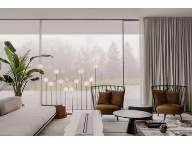 CLASSIC Glass and aluminium sliding window with built-in screen By Sky ...