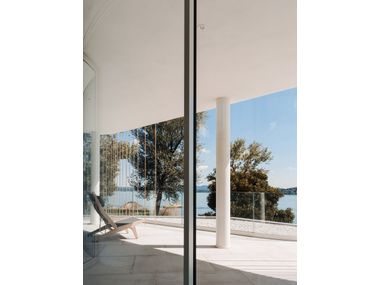 CLASSIC Glass and aluminium sliding window with built-in screen By Sky ...