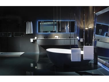 CLEAN | Ceiling mounted towel rack By RIFRA