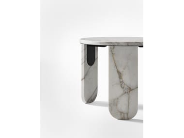CLEMO Round marble coffee table By Gallotti&Radice | design Massimo ...