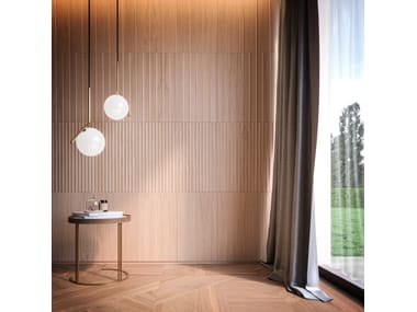 RELEVO Wooden boiserie / 3D Wall Cladding By FOGLIE D'ORO