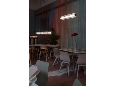 COLUMN 175 HORIZONTAL Pendant lamp By A-N-D | design Lukas Peet