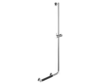 COMFORT & SAFETY L-shaped metal shower grab bar By Geesa