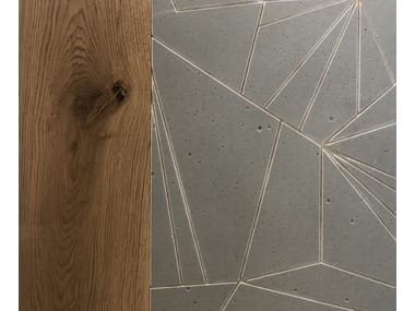 Panel with concrete effect CONCLAD® DECOR By CNC | cemento non cemento