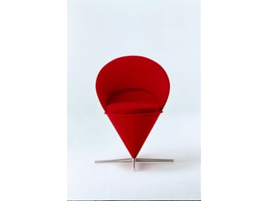 CONE CHAIR Upholstered fabric chair By Vitra | design Verner Panton