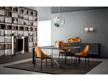 CONFLUENCE Square wooden table By PIANCA | design Xavier Lust