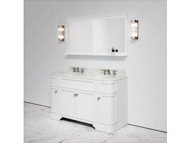 CONNAUGHT | Double vanity unit Floor-standing double wooden vanity unit ...