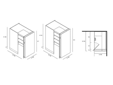 WIC Walk-in closet By Arc linea Arredamenti