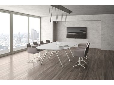 CONVO Meeting table with cable management By RENZ | design Jehs+Laub