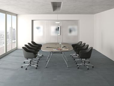 CONVO Meeting table with cable management By RENZ | design Jehs+Laub