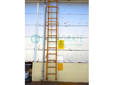 Non-slip element FIBREGLASS (GRP) LADDER RUNG COVERS By Eurograte