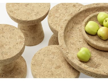 CORK FAMILY Cork stool / coffee table By Vitra | design Jasper Morrison