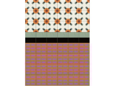 MATTONELLE MARGHERITA Glazed porcelain stoneware wall/floor tiles By ...