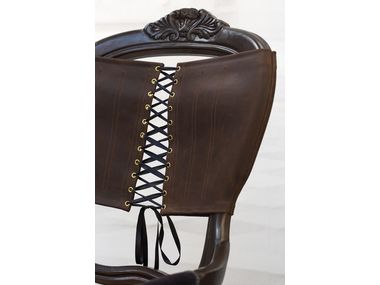 CORSET Upholstered fabric chair with armrests By Mineheart | design ...